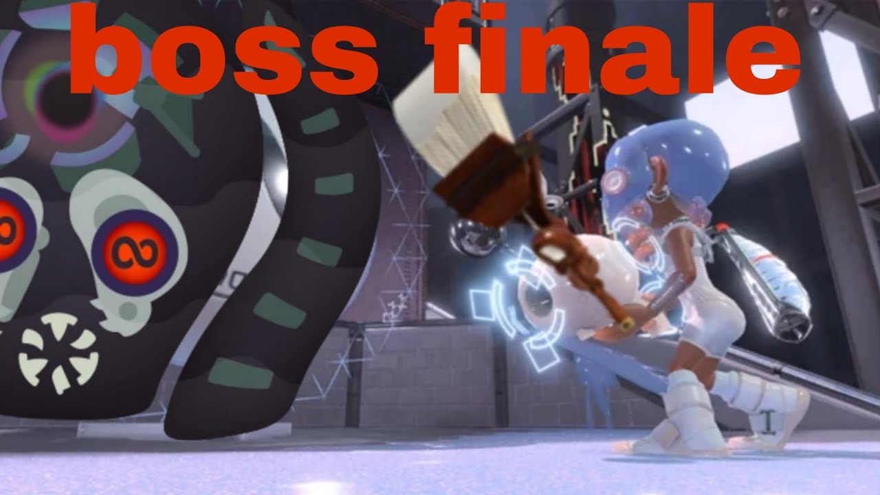 Le boss finale du dlc de splatoon - YouTube