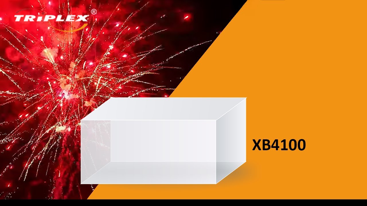 FAJERWERKI XB4100 726S 1.2'' F4 TRIPLEX FIREWORKS - YouTube