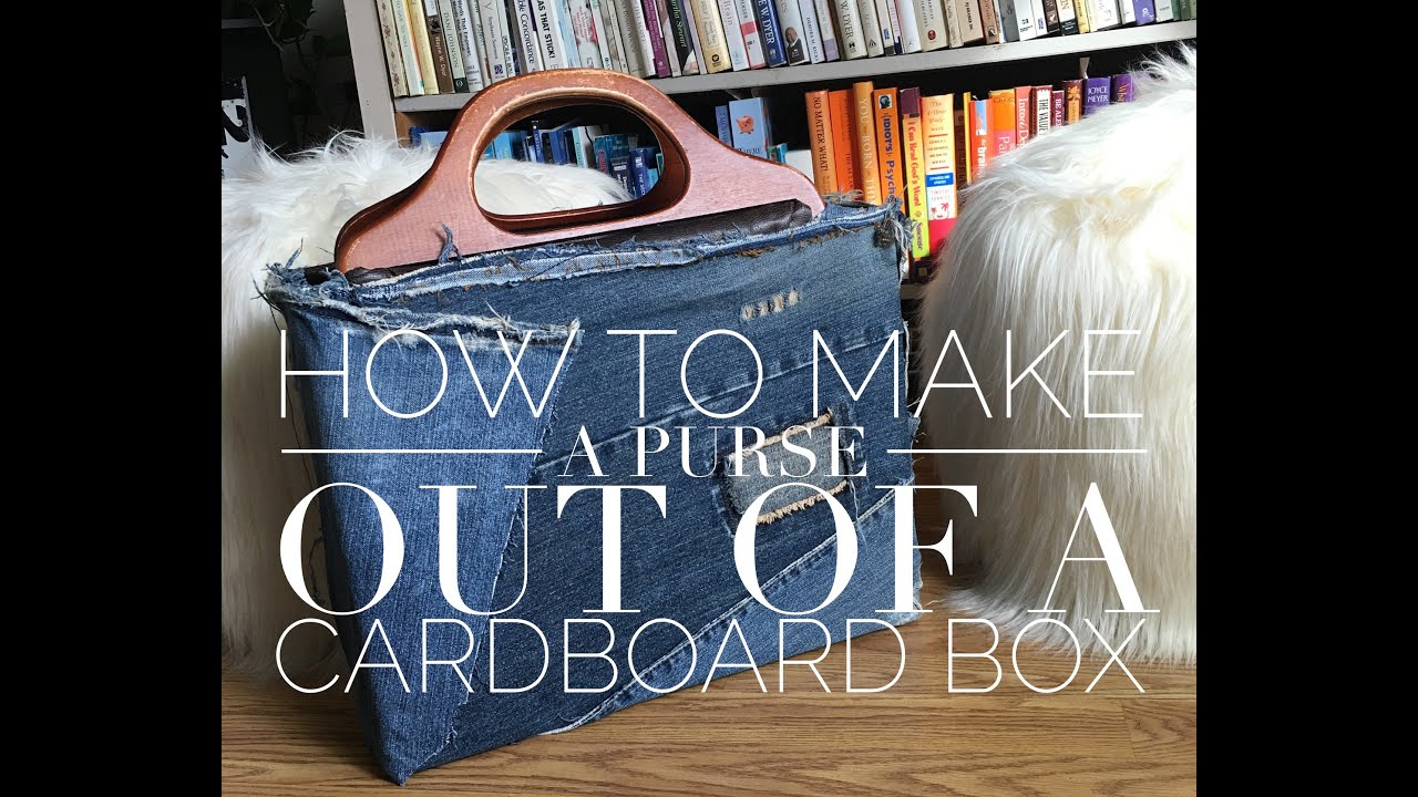 DIY How To Make A Cute Purse Out Of A Cardboard Box YouTube diy-how-to-make-a-cute-purse-out-of-a-cardboard-box-youtube
