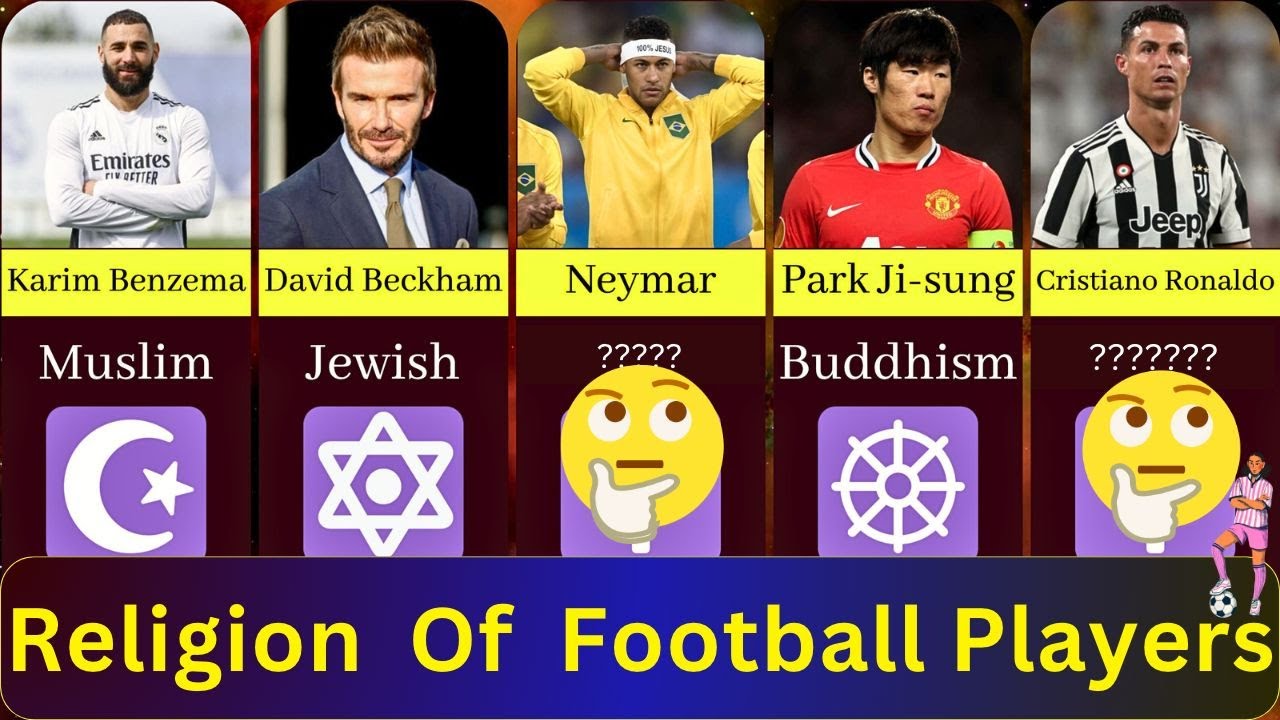 Religion Of Famous Football Players 2023 Religion Comparison - YouTube