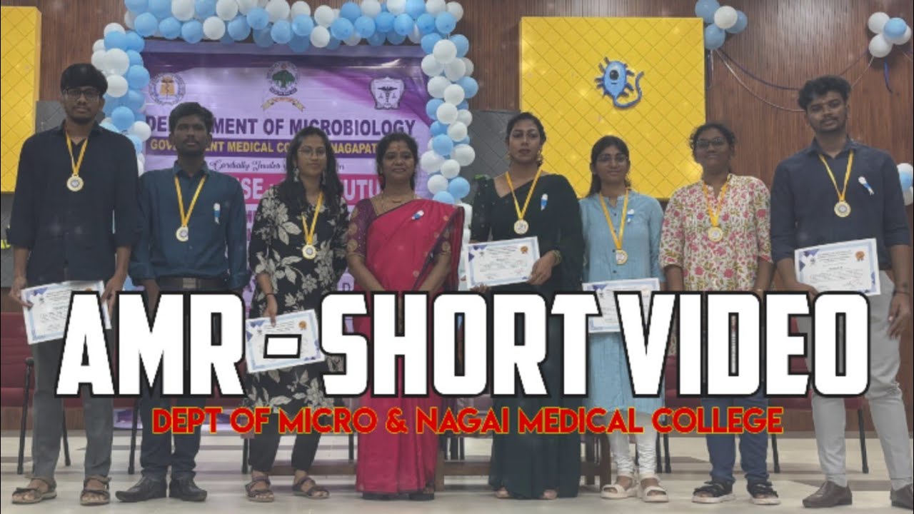AMR SHORT VIDEO | MICRO DEPT | NAGAPATTINAM MEDICAL COLLEGE | BATCH ...