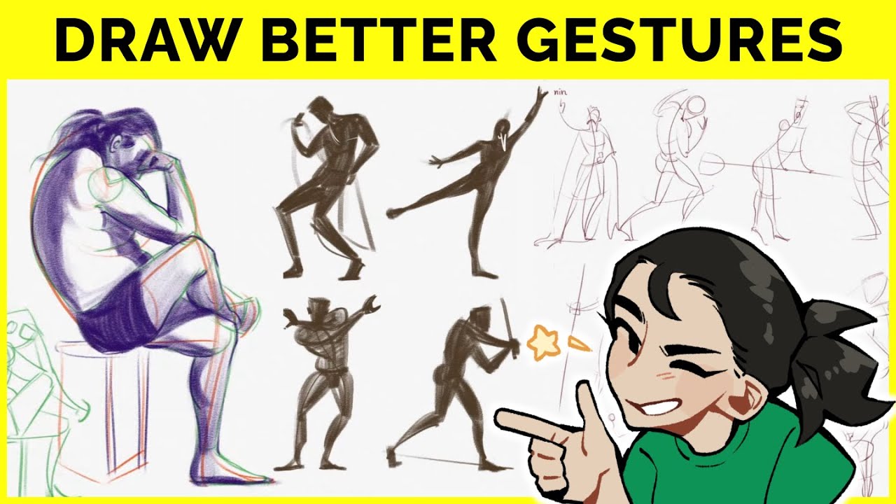 🔴 Everything You NEED To Know About Gesture Drawing (GSL Method + Timed ...