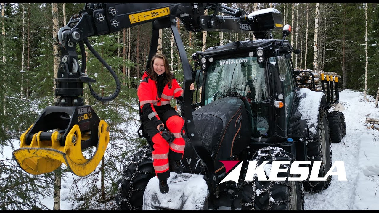 Keslan kuormain ja Amski - YouTube