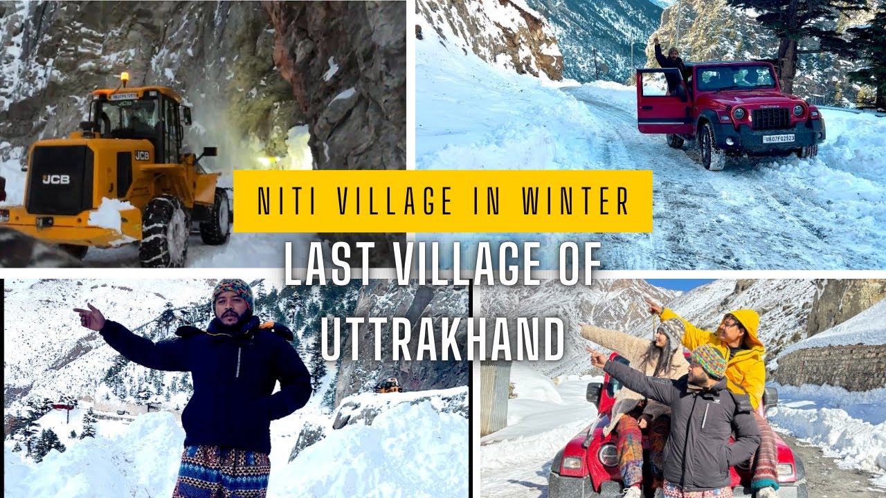 Niti village || Niti village in winter||Niti valley in snow||Last ...