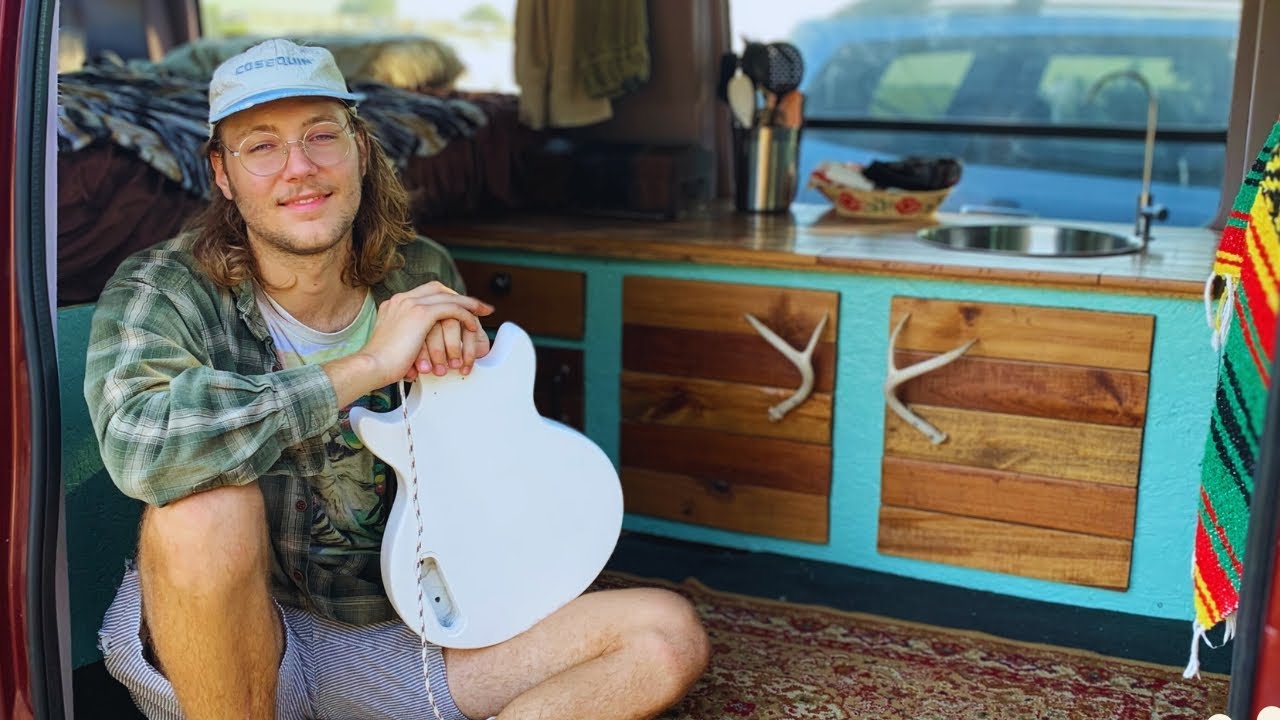 DIY Pallet Wood Budget Camper Van | Full tour - YouTube