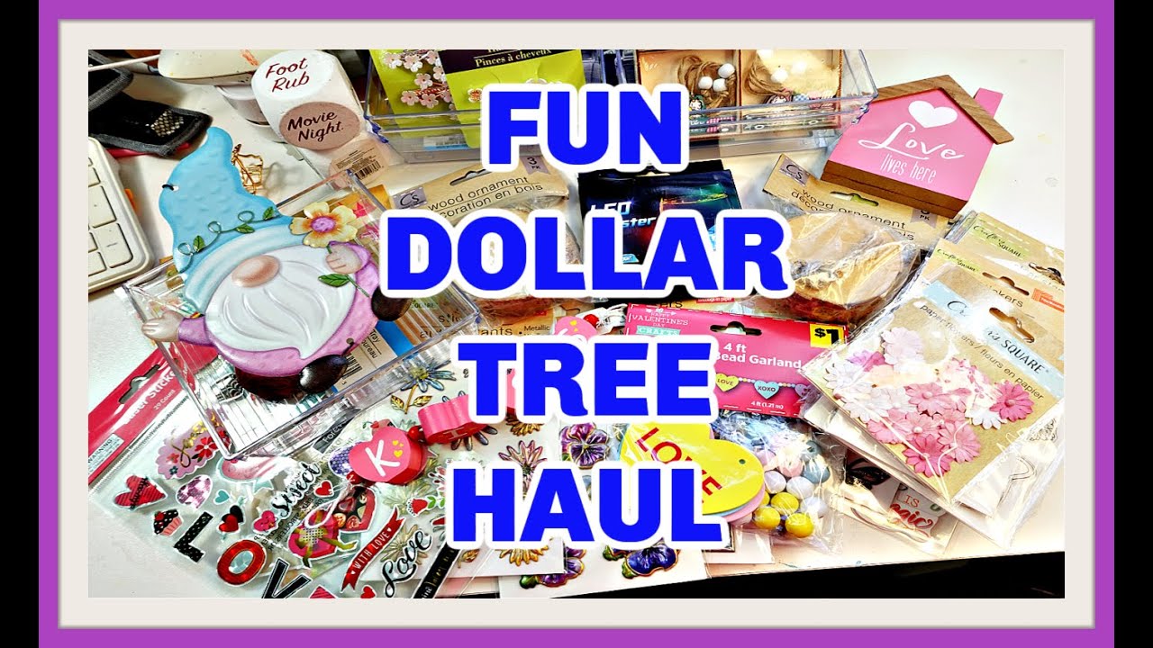 FUN DOLLAR TREE SHOPPING HAUL - YouTube