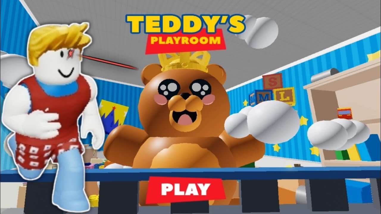 Roblox Escape Teddy's Playroom Obby - YouTube