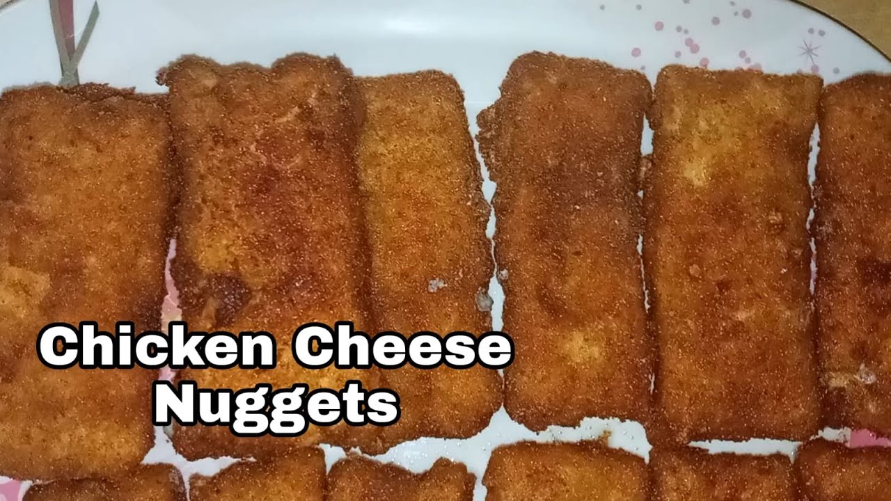 Chicken Cheese Nuggets| Homemade Chicken Nuggets Recipe| Restaurant ...