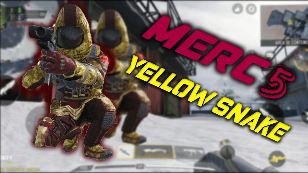 NUEVO PERSONAJE MERC 5 - YELLOW SNAKE - GRAN MAESTRO 2 - CALL OF DUTY ...