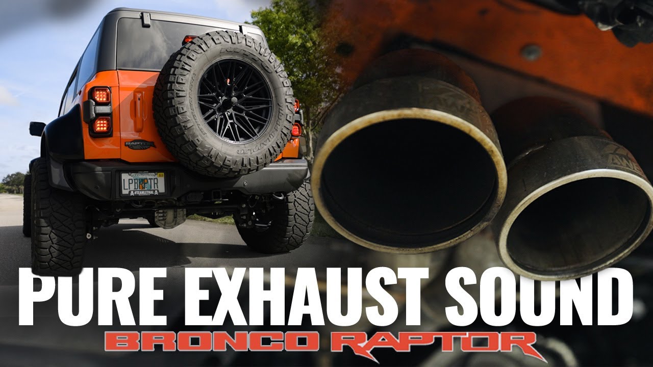 PURE EXHAUST SOUND! - 2022 Ford Bronco Raptor with AWE SwitchPath ...