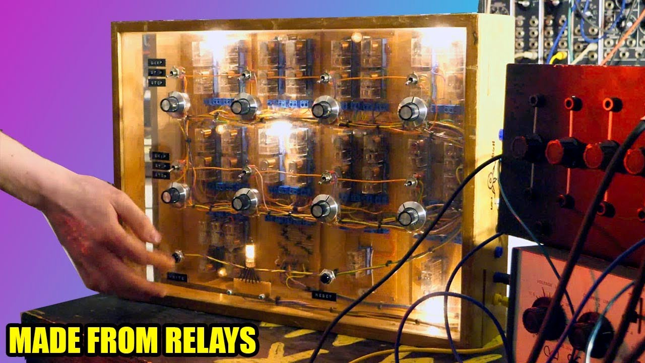 Relay Sequencer (no electronics) - Testing This Noisy Music Machine ...