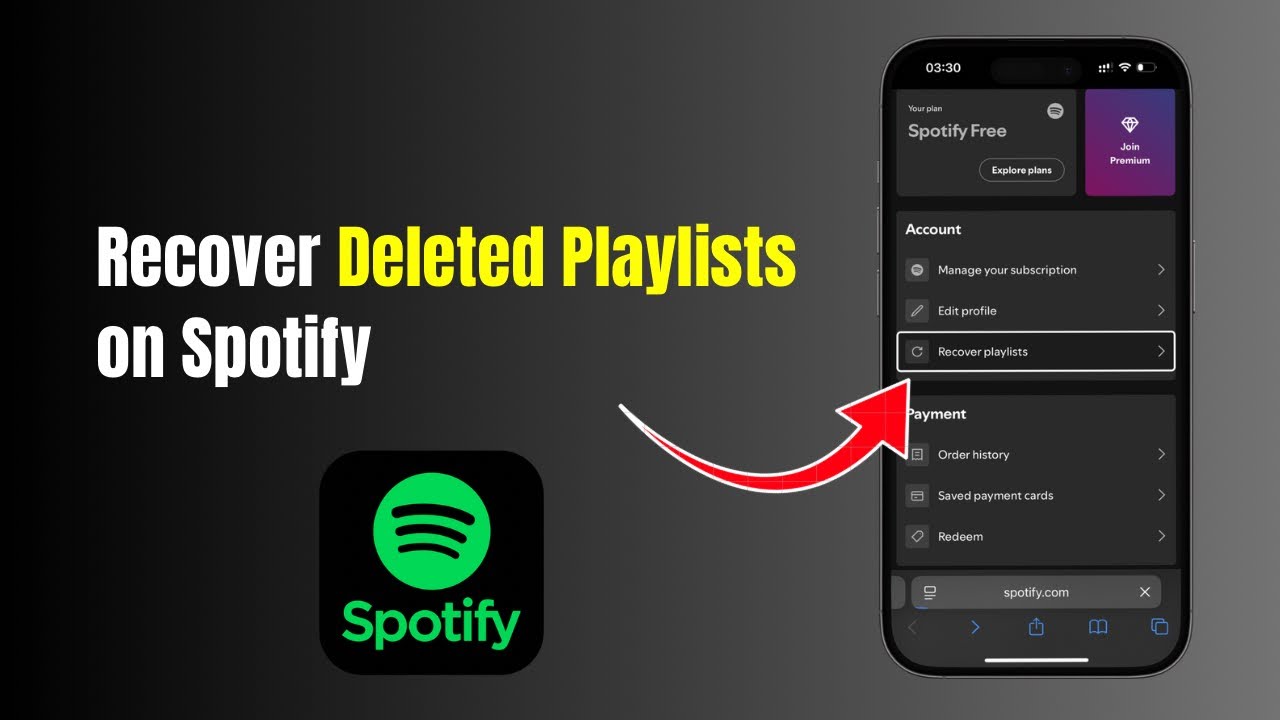 How to Recover Deleted Playlists on Spotify? - YouTube