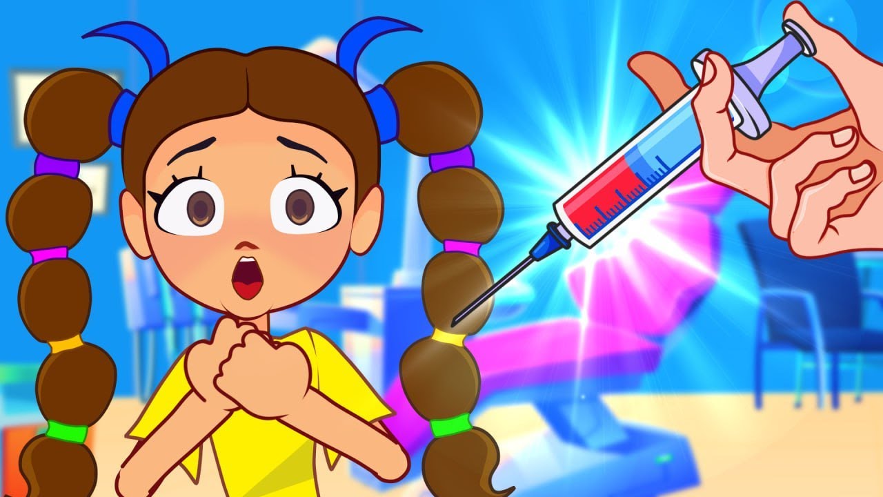 Time for a Shot 💉Baby Gets Vaccine | Nursery Rhymes for Kids - YouTube