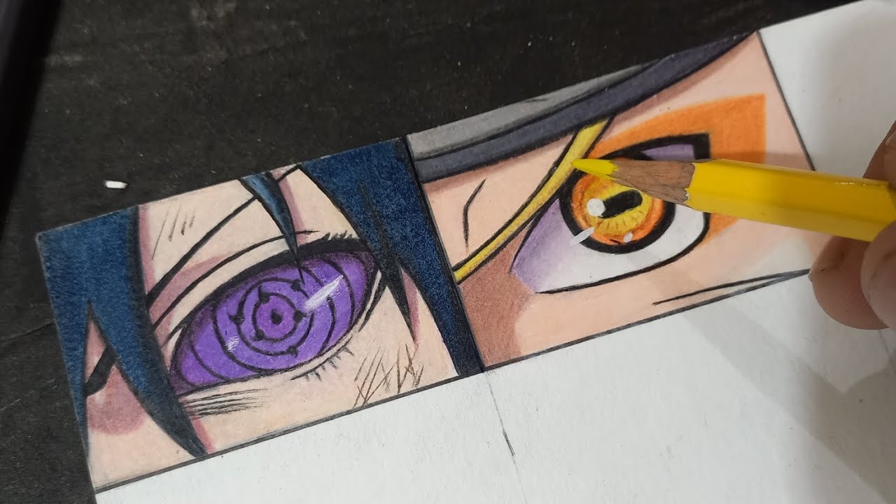 DRAWING NARUTO'S SAGE EYE - YouTube