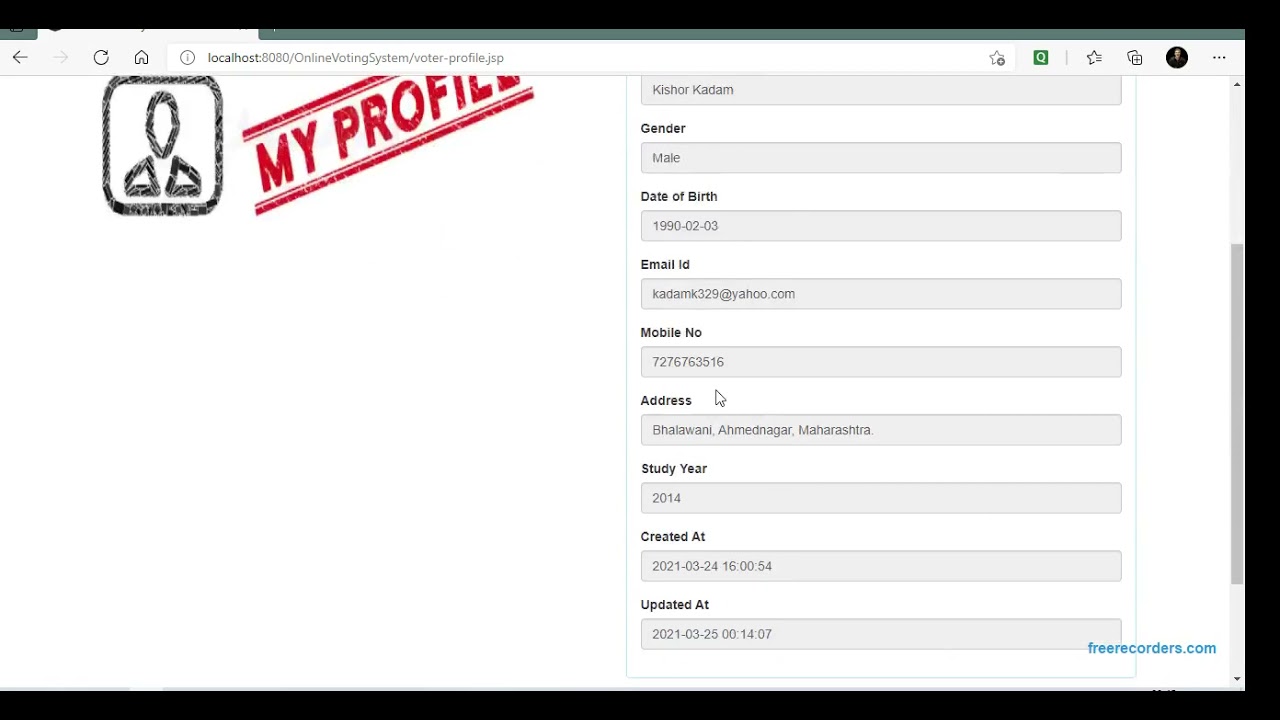 Online Voting System Using Servletjspmysql 80bootstrap Youtube