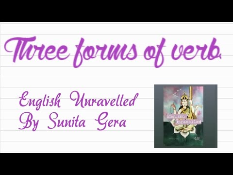 Three forms of verb | English Grammar - YouTube