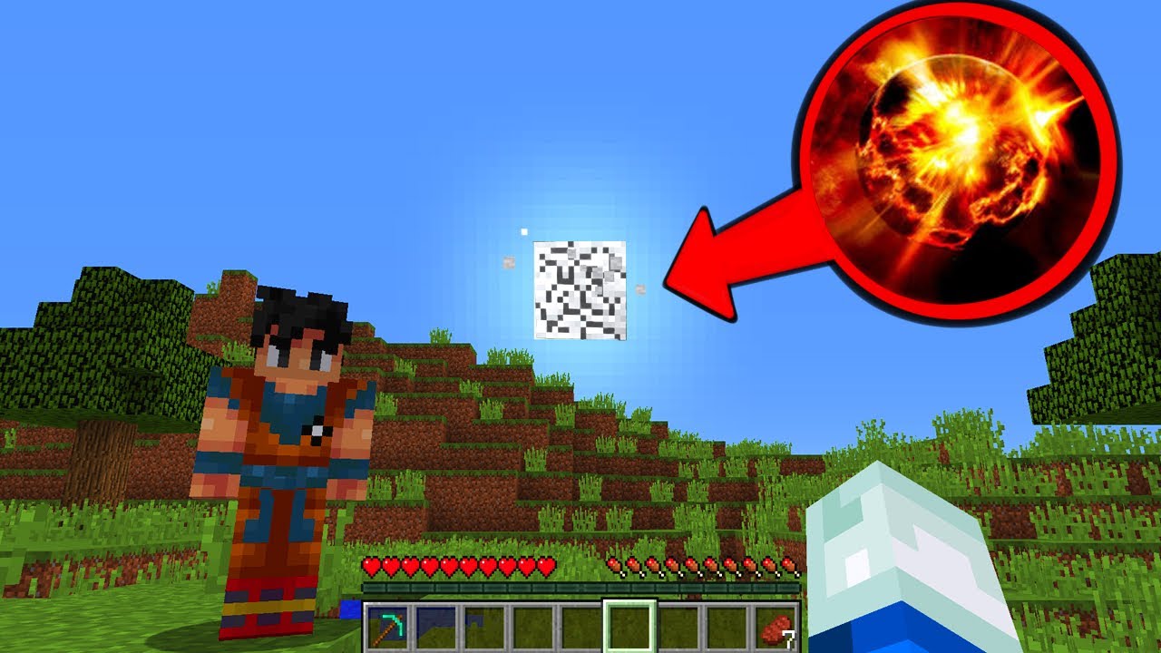 VEGETA DESTRUIU O SOL do MINECRAFT ! - YouTube