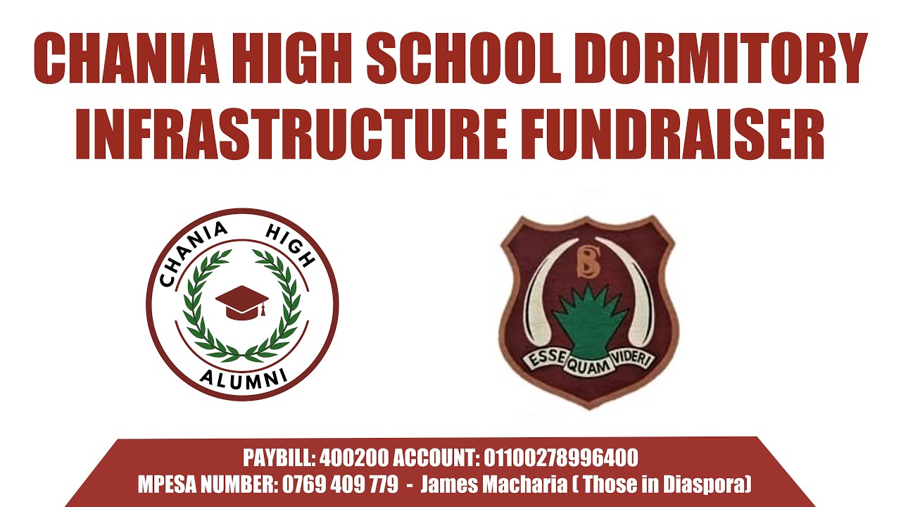 CHANIA HIGH SCHOOL DORMITORY INFRASTRUCTURE FUNDRAISER - YouTube