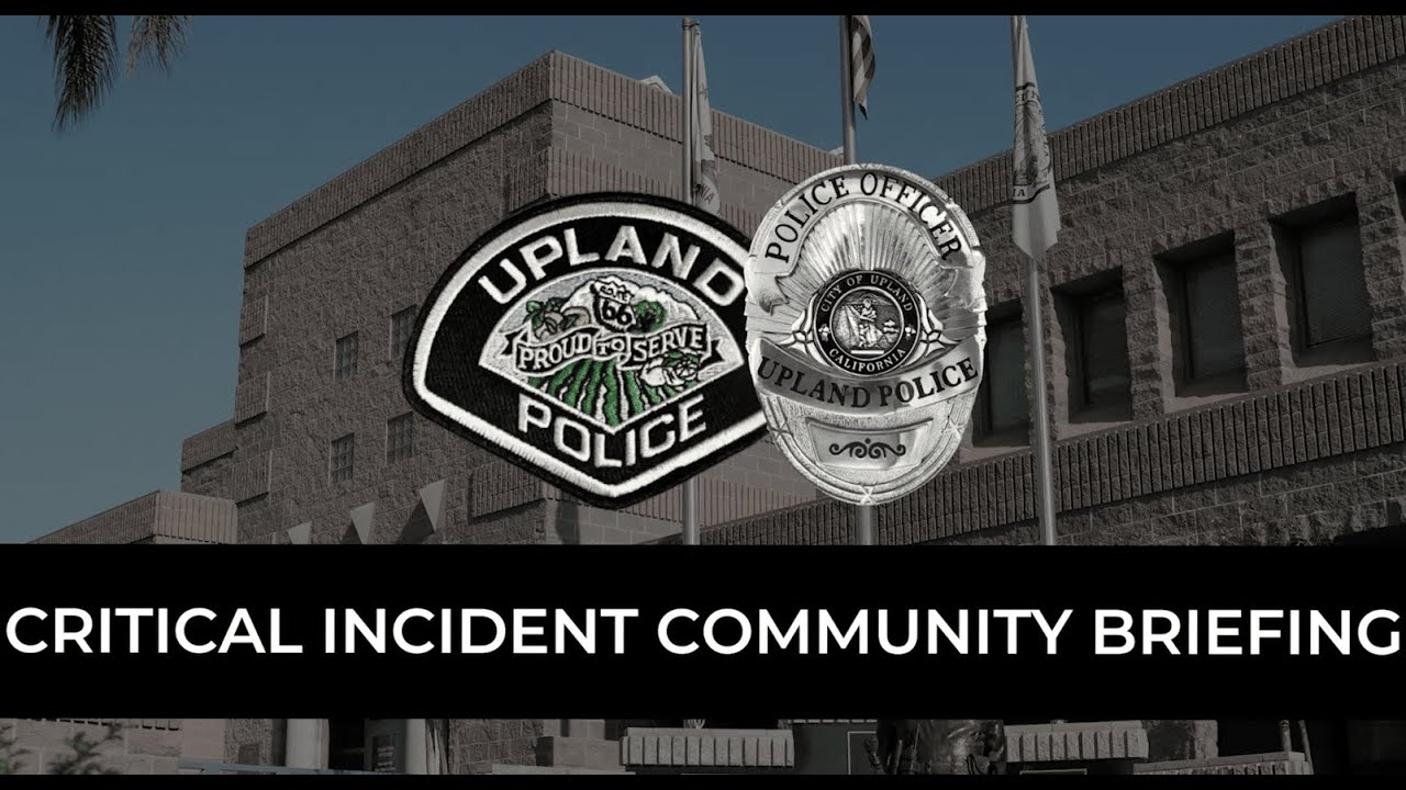 Upland Police Department- Officer Involved Shooting January 2025 - YouTube