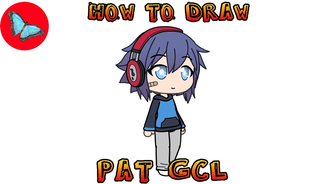 How To Draw Gacha Life Characters 13 - Pat | Drawing Animals - YouTube