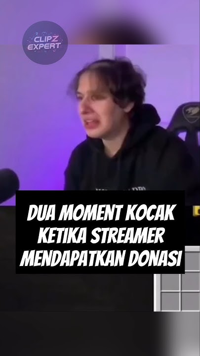 Inilah dua moment paling kocak ketika streamer mendapatkan donasi #short #streamer - YouTube