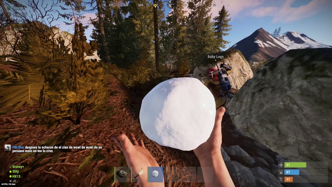 Rust- Snowball fight! - YouTube
