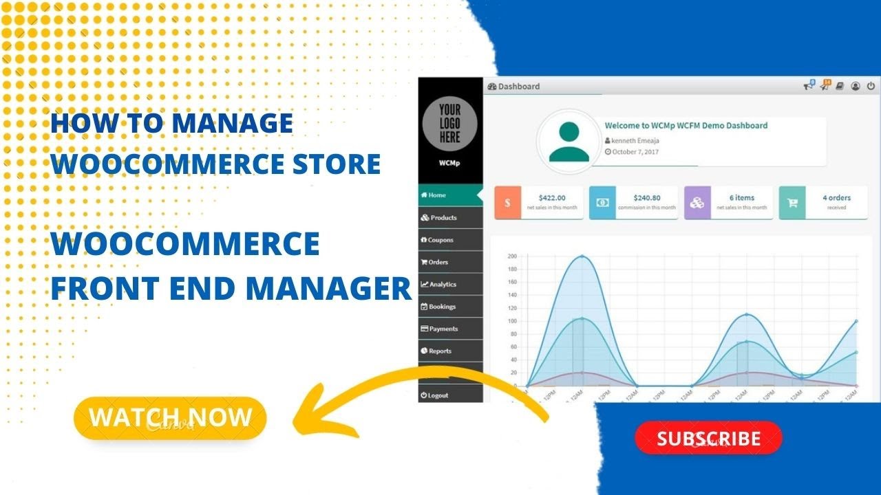 How To Manage Woocommerce Store From Frontend User Account Woocommerce Front End Manager