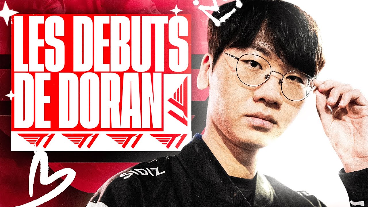 LES PREMIERS PAS DE T1 DORAN - T1 vs DK LCK - YouTube