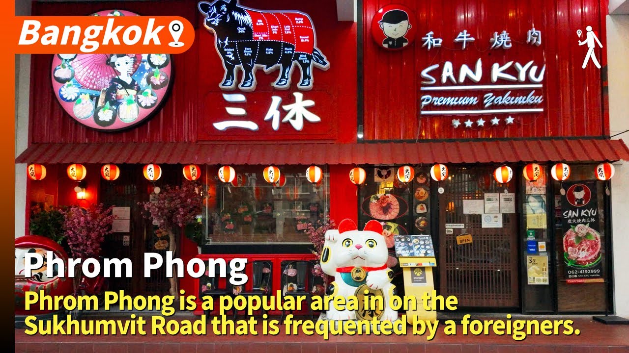 Phrom Phong is a popular area in on the Sukhumvit Road that is ...