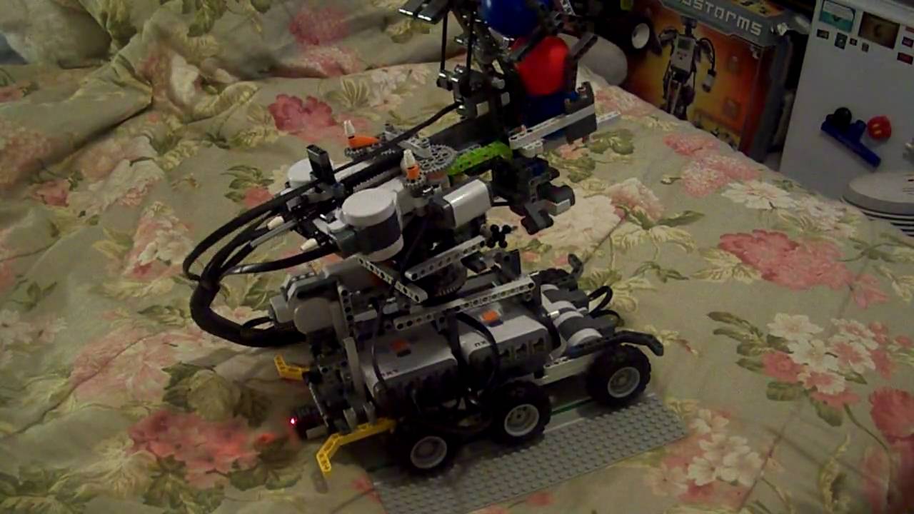 Lego Mindstorms NXT: Dicke Bertha (Ball Gun) - YouTube