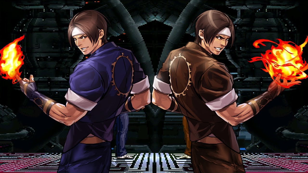 Mugen - KOF - Kyo-1 vs. Kyo-2 - Yu's versions - YouTube