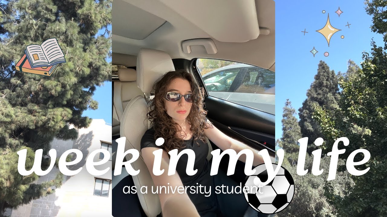 A week in my life at university | classes, gym, watching football games ...