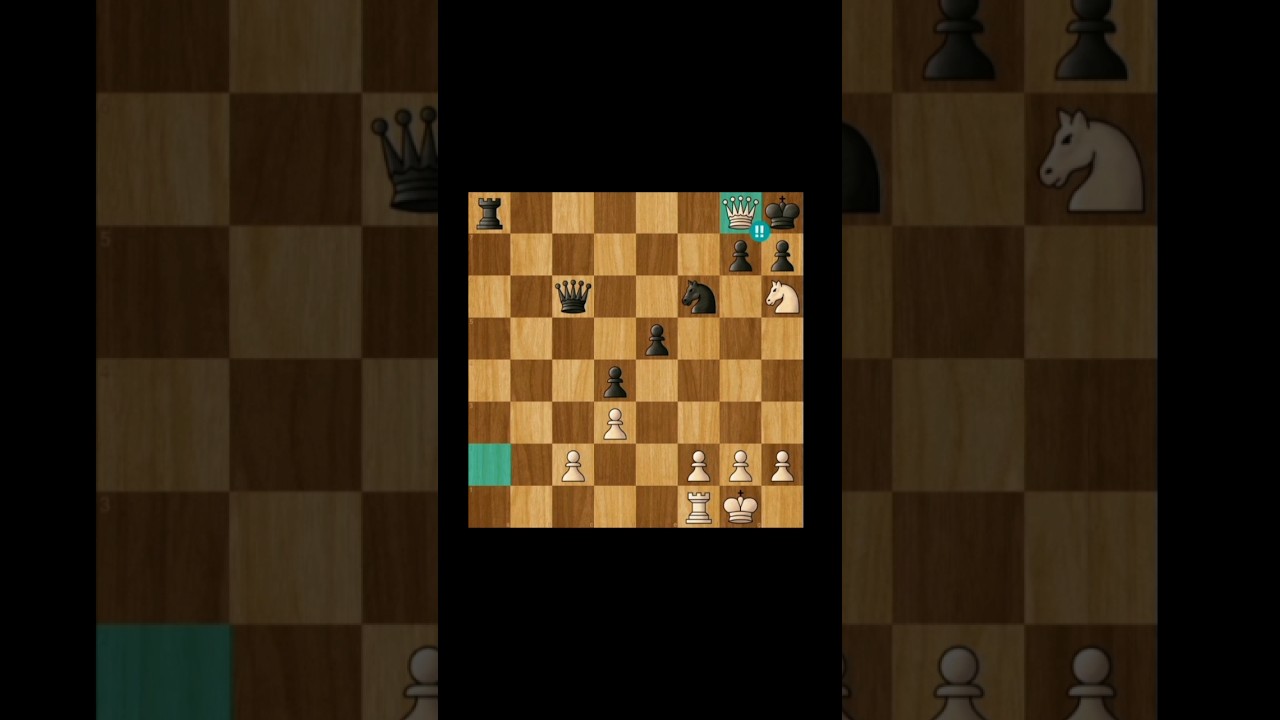 KNIGHT'S BRILLIANCE💎 | CHESS TRICKS | CHESS WIZARD #shorts #chess - YouTube