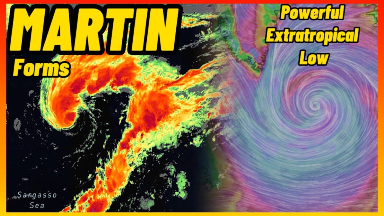 Tropical Storm Martin Forms, Could become a Powerful Extratropical ...