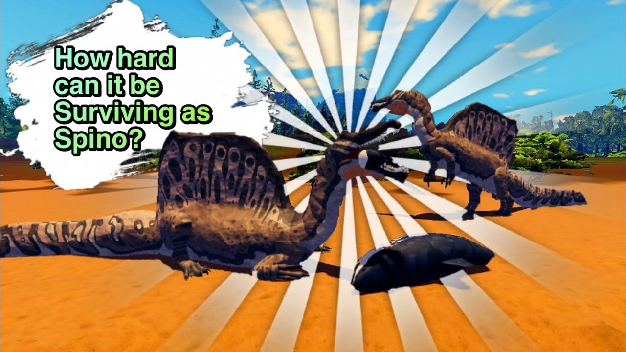 HOW HARD CAN SURVIVING AS NEW SPINO BE?! SPINO GAMEPLAY!! *Prior ...