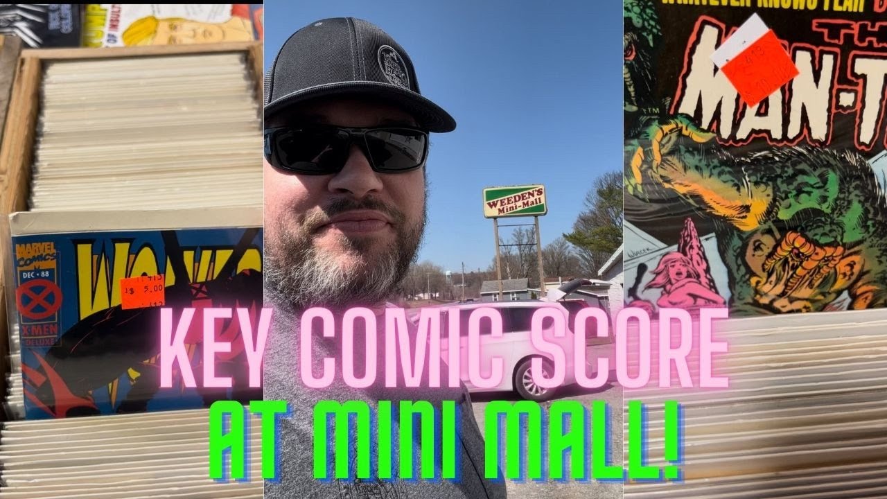 My best local finds yet, including a pretty hot key comic book! # ...