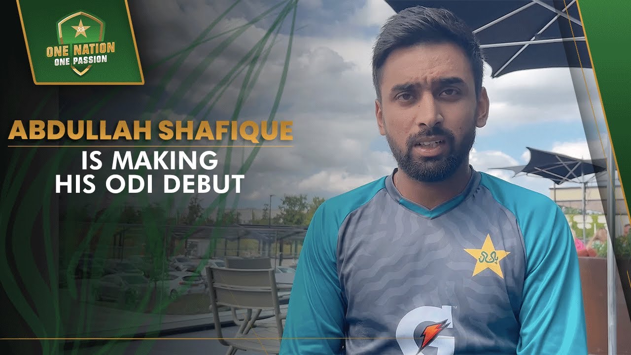 'Special moment for me' - Abdullah Shafique is making his ODI debut ...