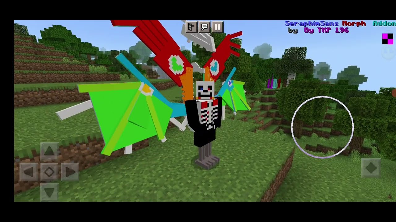 Hướng dẫn cách tải mod seraphim sans trong minecraft(mcpe)👌 - YouTube