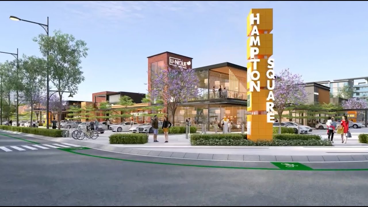 HAMPTON SQUARE, NEW OPEN CONCEPT LIFESTYLE MAL at Gading Serpong - YouTube