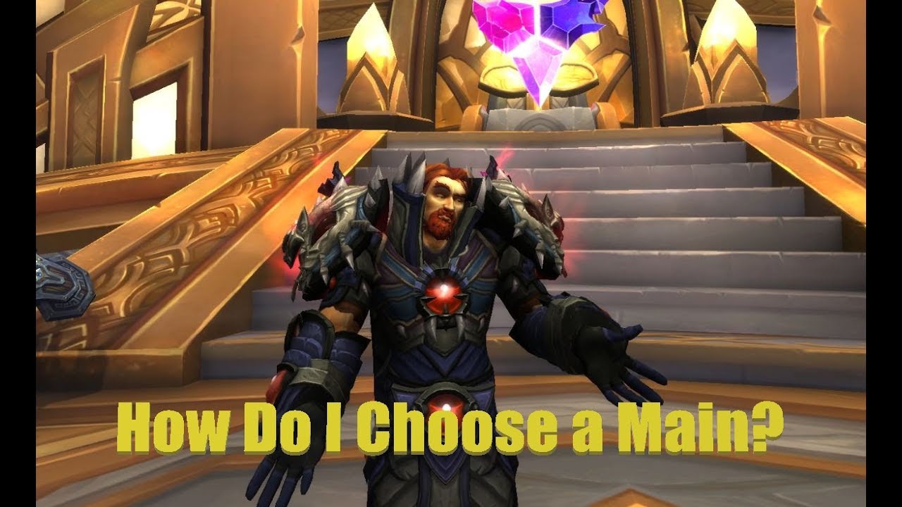 How To Choose a Main Character in WoW BFA - YouTube
