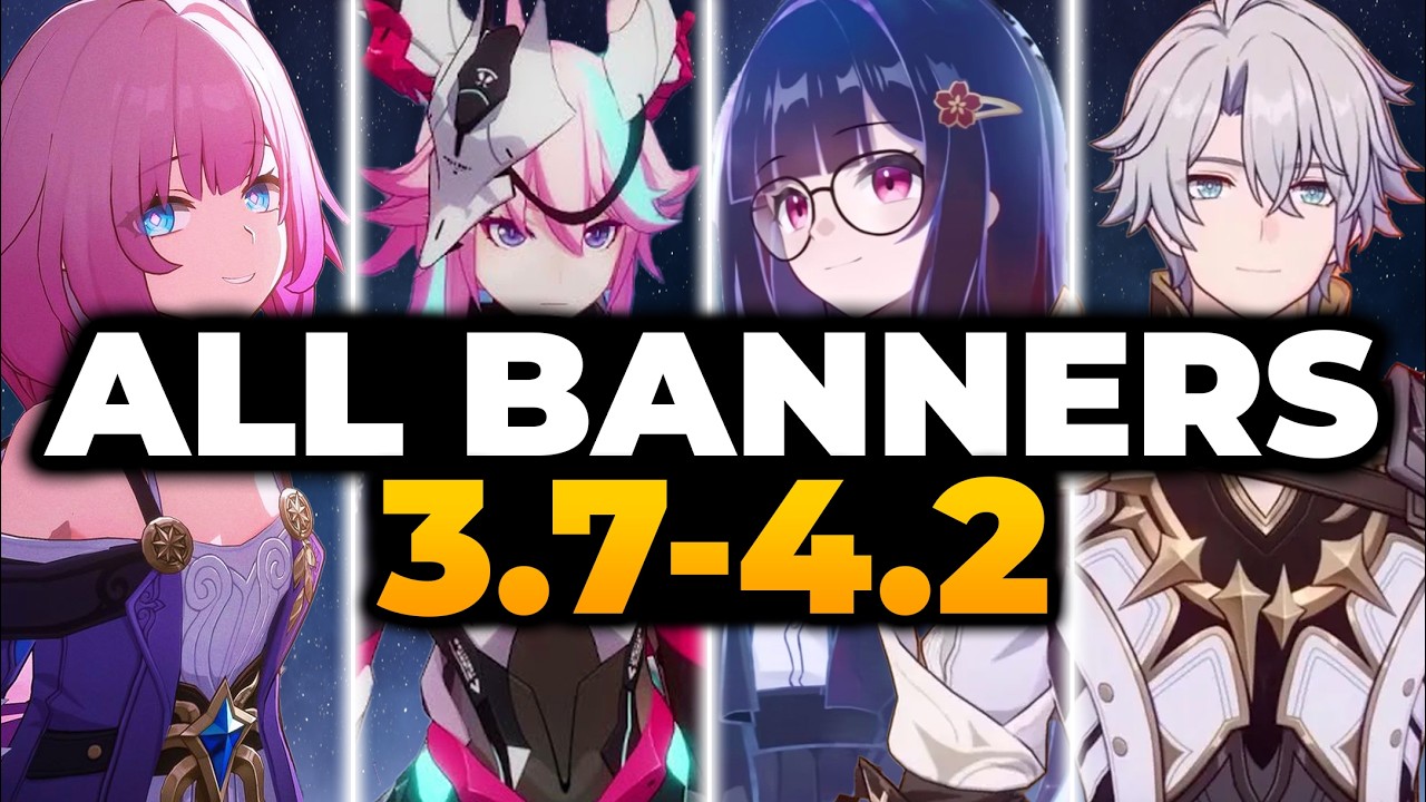 HSR ALL UPDATED BANNERS ROADMAP 3.7-4.2 WITH RERUNS | Honkai Star Rail ...