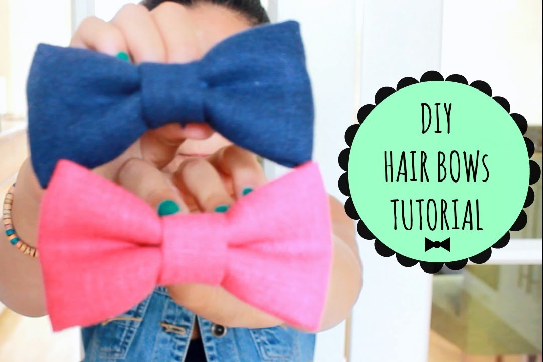 Diy Hair Bows Tutorial Youtube