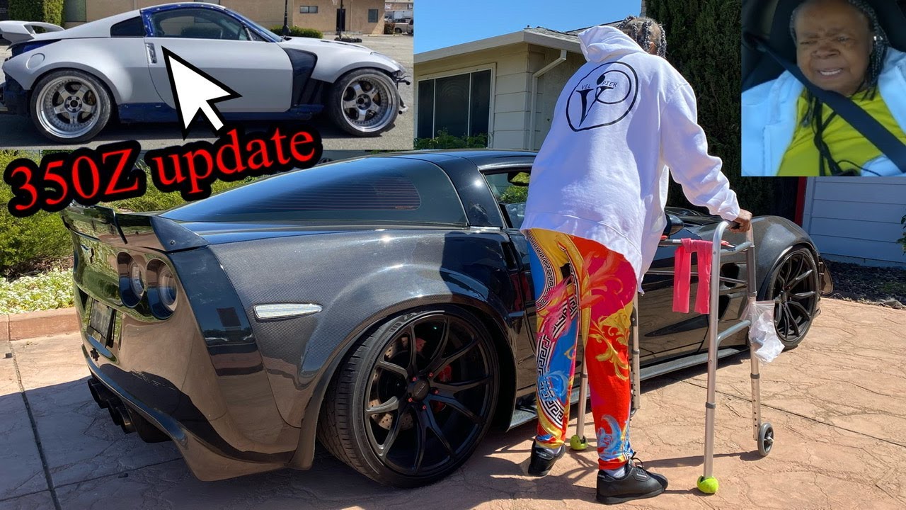 😳I can’t believe Granny let me do donuts with her in the car!!! “LS3 ...