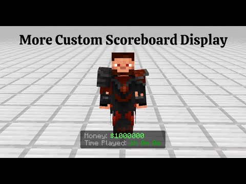 1.16.100 Custom Scoreboard+ | Minecraft Bedrock - YouTube