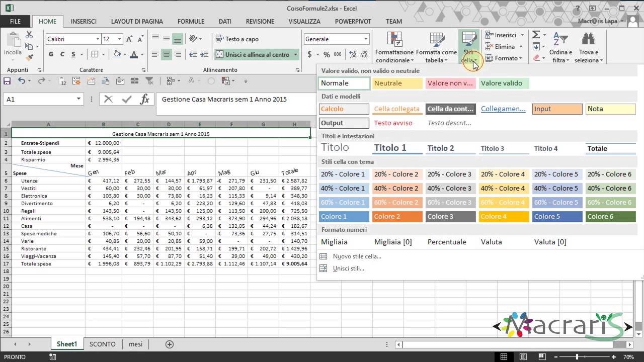 Come fare i conti della spesa con le Funzioni in Excel #12 ...