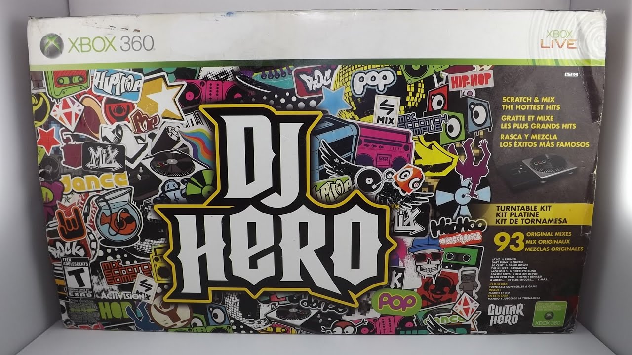 Bundle Original DJ Hero 1 XBox 360 - YouTube