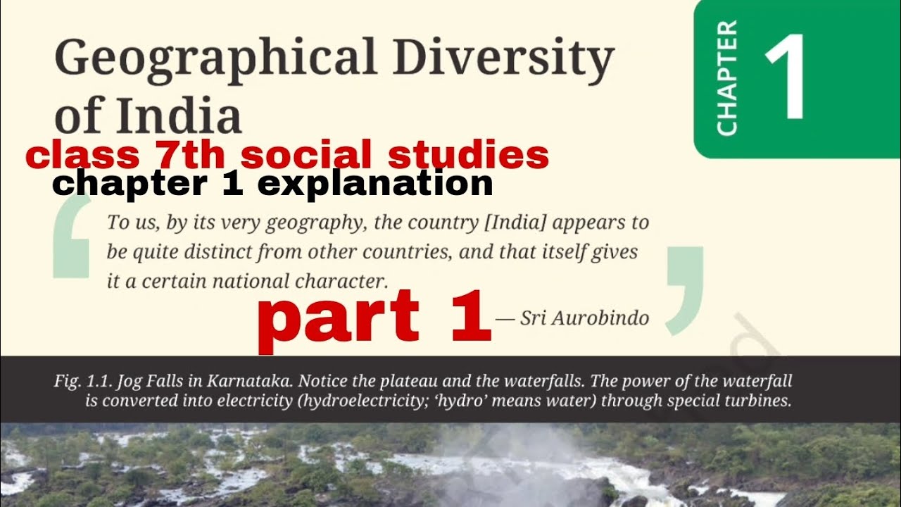 Geographical diversity of India | Class 7th social studies chapter 1 ...