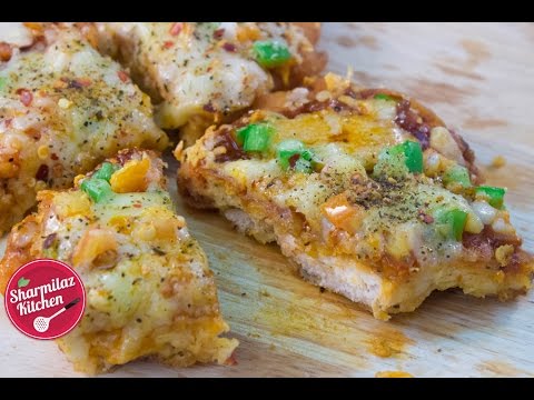 KFC PIZZA- Homemade Quick Chizza Recipe - Sharmilazkitchen - YouTube