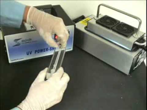 UV Adhesive Curing Demo by CureUV.com - YouTube