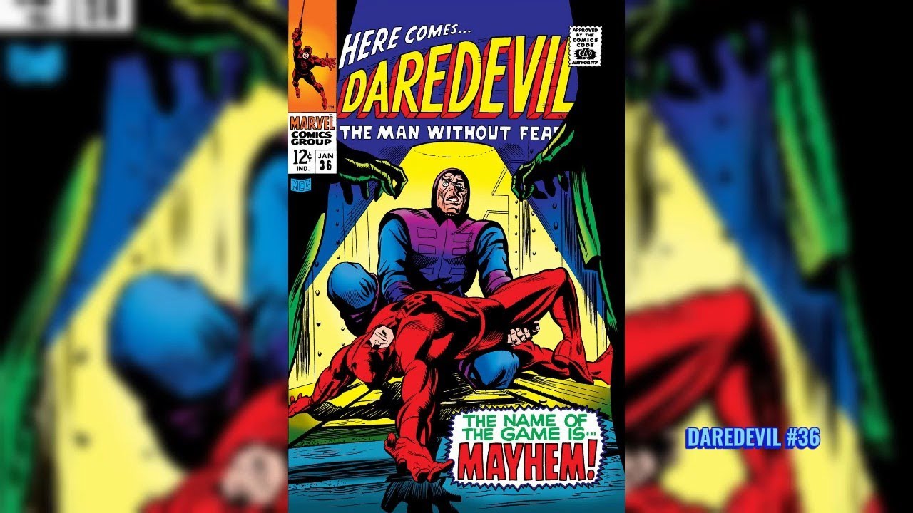 Marvel Comics History: Daredevil #36 (January 1968) #marvelcomics - YouTube